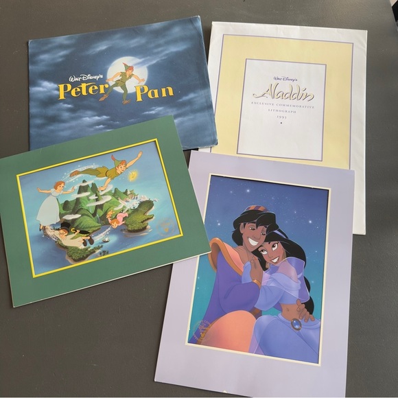 Disney | Wall Decor | Disney Peter Pan Green Art Print Aladdin 993 ...
